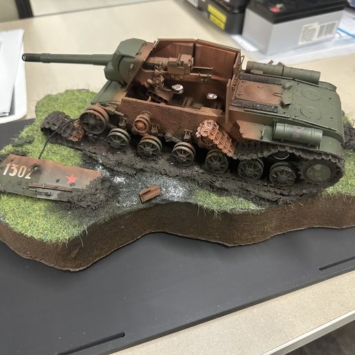 3D printer 1/35 SU-152 Interior (for Trumpeter kits) • made with Photon ...