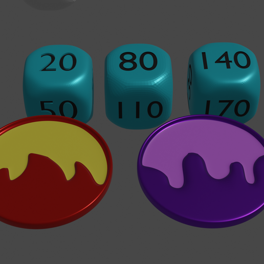 🐉 pokemon tcg dice・ 3D File for 3D printing・Cults