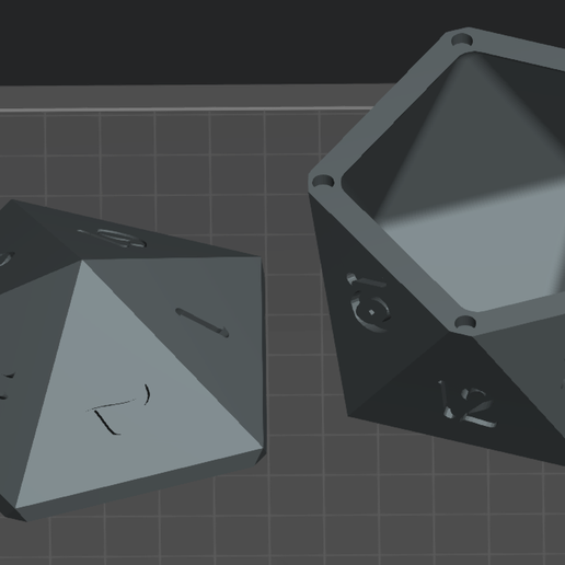 STL file D20 Dice box 🎲 ・Model to download and 3D print・Cults