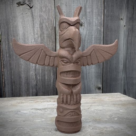 🪵 Totem Pole・ STL File for 3D printing・Cults