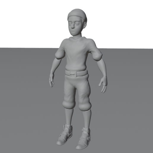 STL file Civil_Simple_Pose_Example 🎨 ・3D printing idea to download・Cults