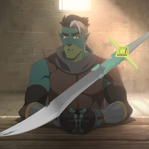 🗡️ FJORD The Migthy Nein Cosplay Sword (Critical Role)・ STL File for 3D ...