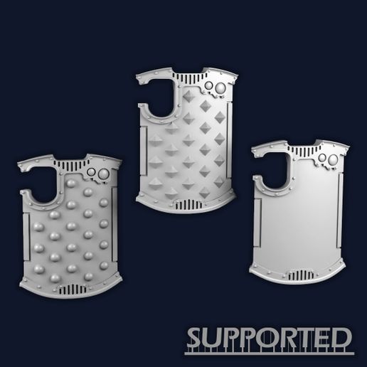 🛰 Gen5 Schism Space Knights - Riot Shields [Pre-Supported]・ 3D File for ...