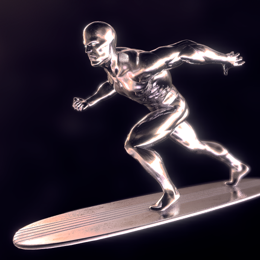 STL file silver surfer 🎨 ・3D print design to download・Cults