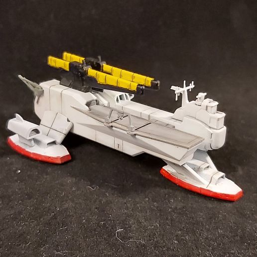 🤖 1/1700 Freeden gundam X・ STL File for ・Cults