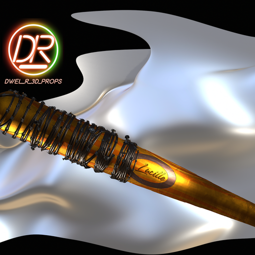 🦇 Lucille (TWD)・ STL File for 3D printing・Cults