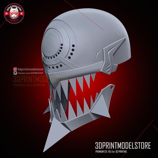3D file Dandadan Umbrella Boy Cosplay Mask - Unji Zuma - Dandadan ...