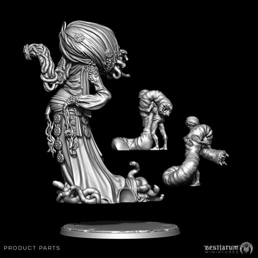 🪱 Jathedar Ambassador of the Spiral・ 3D File for 3D printing・Cults