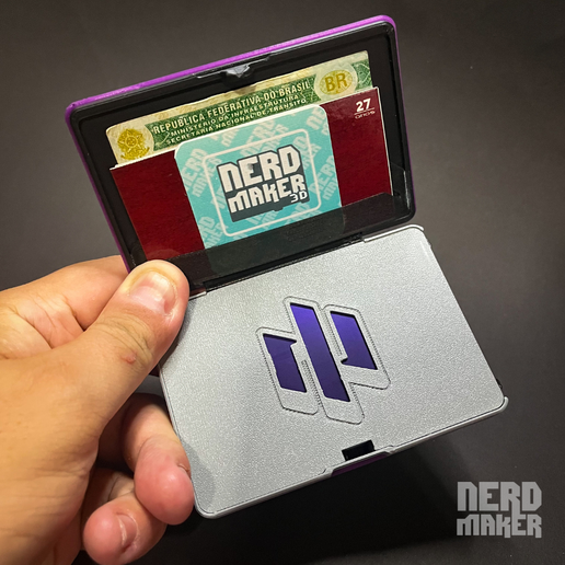 👛 SLIM WALLET - GAME CUBE・ STL File for 3D printing・Cults