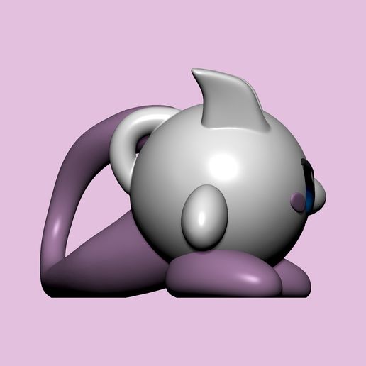 🐉 Kirby Mewtwo - 3D Model for Printing・Free STL File for 3D printing・Cults