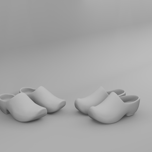 🧸 Dutch Clogs Miniature – Dutch shoes・ STL File for 3D printing・Cults