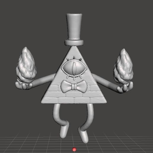 Art Bill Cipher Statue