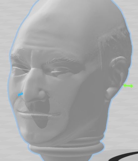 🛰 Space navy picard head・Free OBJ File for 3D printing・Cults
