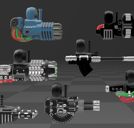 🔫 Custom 1-18 Terminator Heavy Weapons Vol 2・Бесплатный бесплатно 3D ...