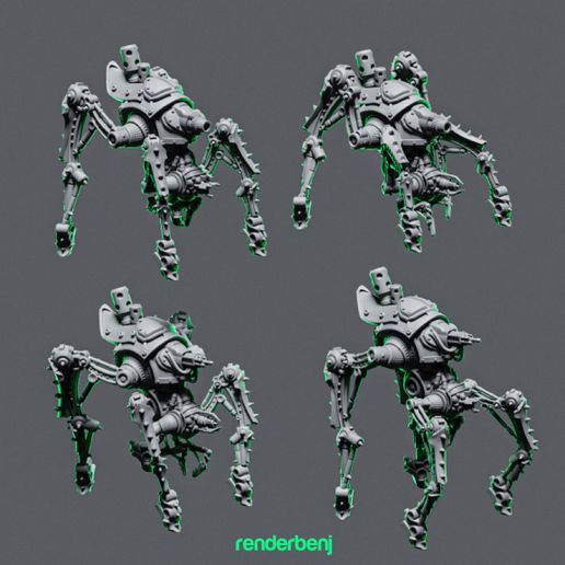 🔫 CULT OF THE NECROTECH - COLLECTION・ 3D File for 3D printing・Cults