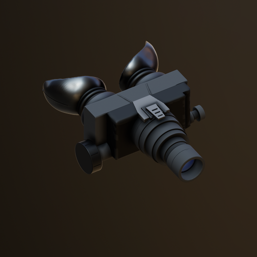 🔌 Night vision google・Free OBJ File for 3D printing・Cults