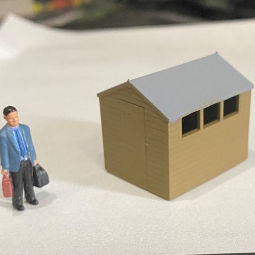 STL file Model Railway Garden Shed 8x6 🛤️ (OBJ)・3D printable model to ...