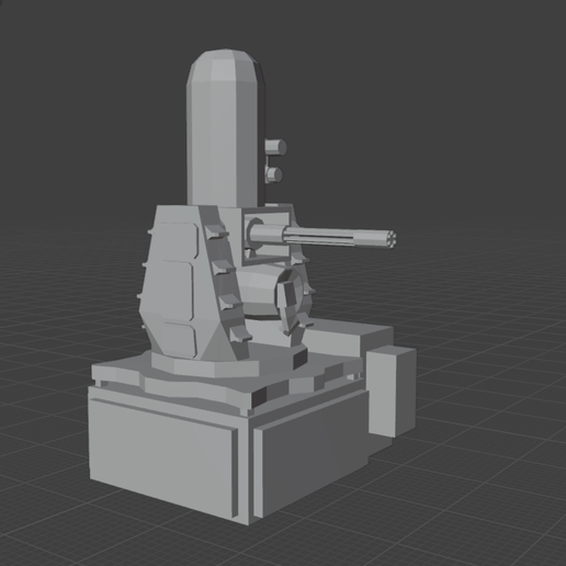 🔫 US Navy Phalanx CIWS Close-In Weapon System (3D Printable STL)・ STL ...