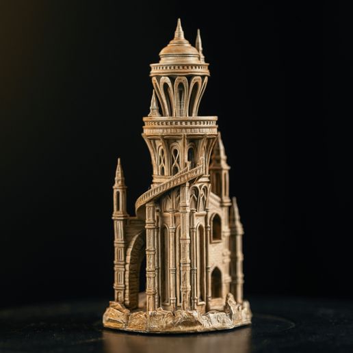 🧝 Elven Dream Castle - LOTR-Inspired Fantasy Tower・ STL File for 3D ...