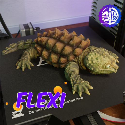 🐢 SNAPPING TURTLE FLEXI 3MF AND STL・ STL File for 3D printing・Cults