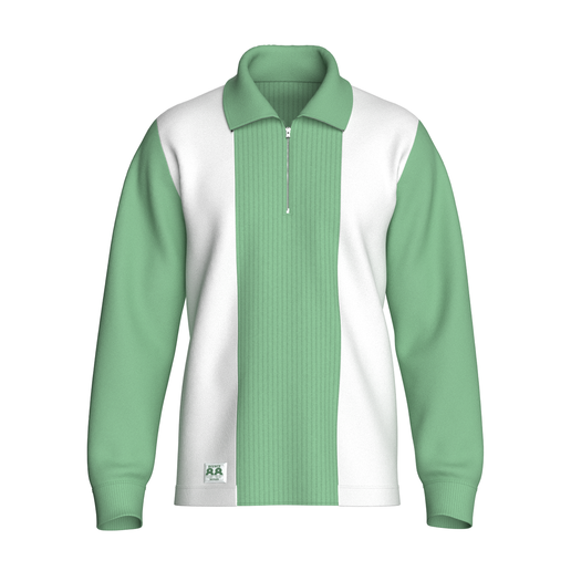 🤐 Men Half Zip Polo Sweatshirt With Patch | Marvelous / Clo3d / obj ...