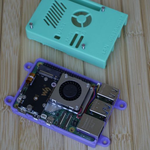 💻 RaspberryPi 5 & Waveshare PCIe M.2 housing・ 3D File for 3D printing・Cults