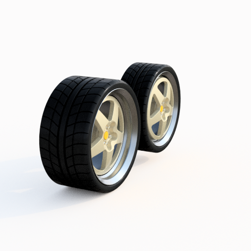 🛞 527 FMR WHEEL SET FOR 1/24 MODEL KIT FROM HRE COMPANY・ STL File for ...