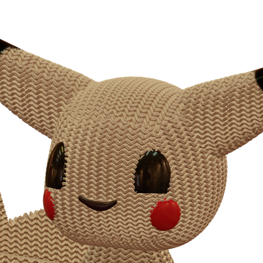 OBJ file Pikachu dot. 🦸 ・3D printable model to download・Cults