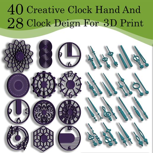 3d printable clock hands