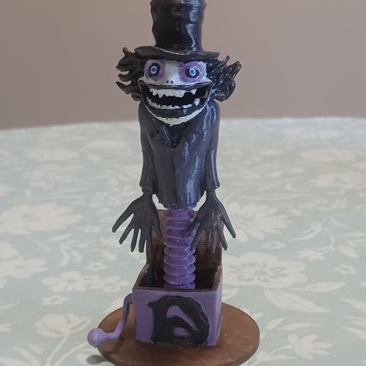 📦 Babadook Jack In The Box Figure・ STL File for 3D printing・Cults