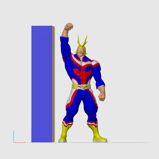 👾 ALL MIGHT・ STL File for 3D printing・Cults
