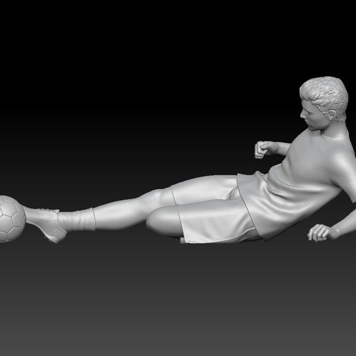 STL file SOCCER PLAYER BOY 3 ⚽ ・3D printing idea to download・Cults