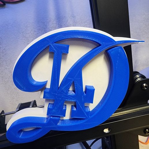 🏙️ Dodgers City Connect Logo・ STL File for 3D printing・Cults