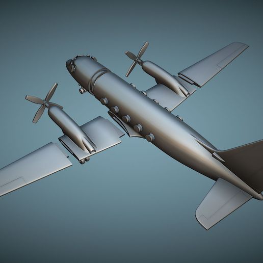 ️ Grumman Gulfstream I G-159 - 1/64 scale・ STL File for 3D printing・Cults