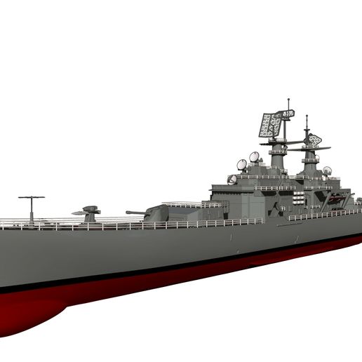 🪖 USS California (CGN-36)・ 3D File for 3D printing・Cults