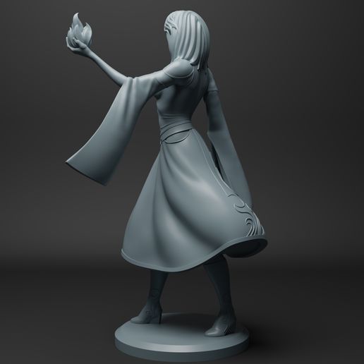 3D file Dark Elf mage 🧝 ・3D printable design to download・Cults