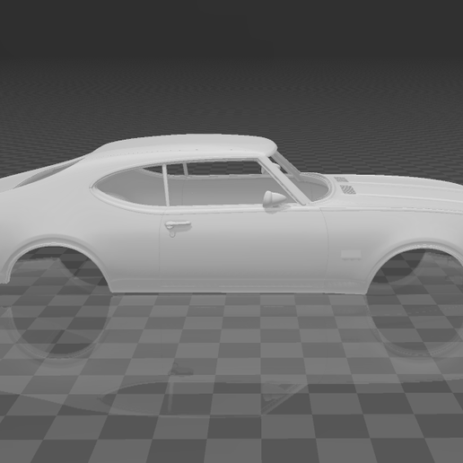 🐚 Oldsmobile 442 Shell Body – Divided Parts for Easy Printing・ STL File ...