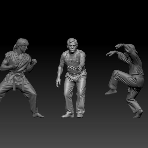 🥋 THE KARATE KID・Arquivo STL para Impressão 3D・Cults