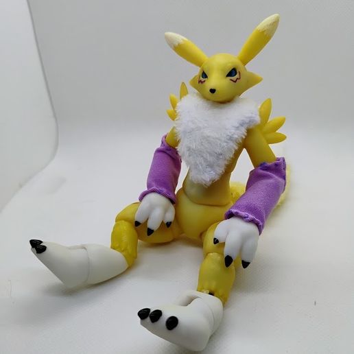 🐉 Renamon Doll・ STL File for 3D printing・Cults