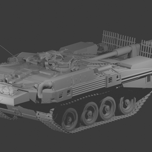 🪖 Strv 103 B・Archivo STL para Impresión 3D・Cults