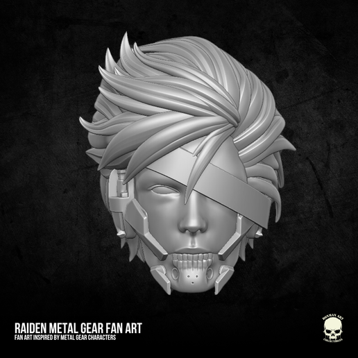 ⚙️ Raiden Metal Gear Metal Gear Fan Art 3D printable for action figures ...
