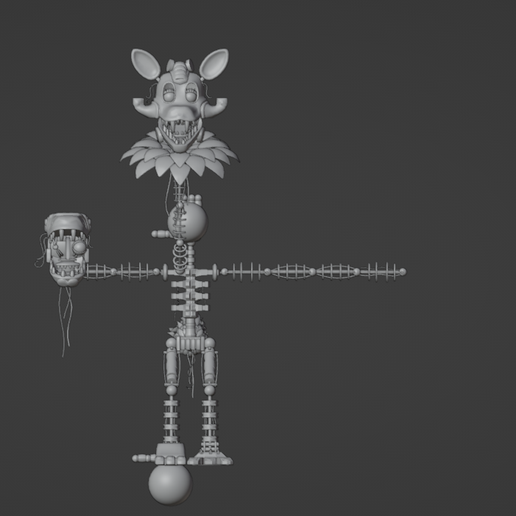 🎃 FIVE NIGHTS AT FREDDY'S Mangle Serpent ARCHIVOS PARA COSPLAY O ...
