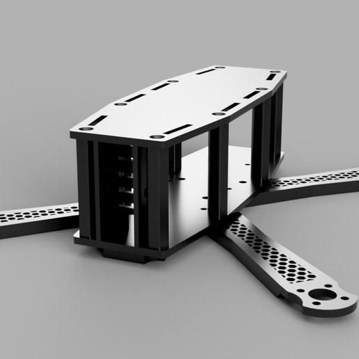 🖼️ FPV Drone Frame 5Inch (X-Frame)・Free STL File for ・Cults
