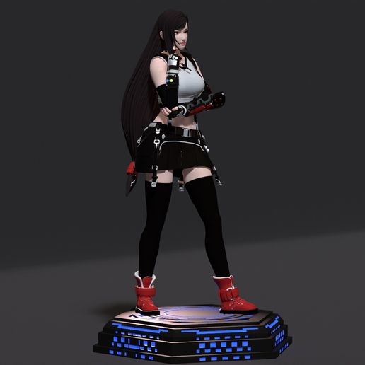 3D file Tifa Lockhart 🗿 ・3D printing template to download・Cults