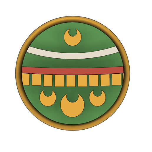 STL file Age of Empires 2 Aztec Civilization Shield Logo 🛡️ ・Model to ...