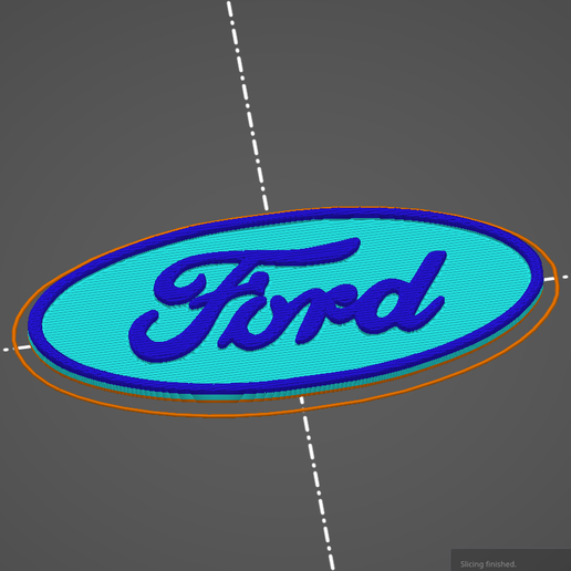 🚙 FORD LOGO EMBLEM BADGE WITH AND WITHOUT BASE・ STL File for 3D ...