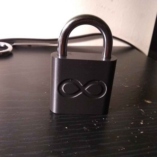 ♾️ Infinity Lock・Free STL File for 3D printing・Cults