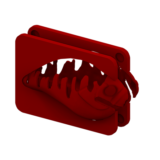 🎣 Lure Stencil - S Crank (ripped)・ STL File for 3D printing・Cults