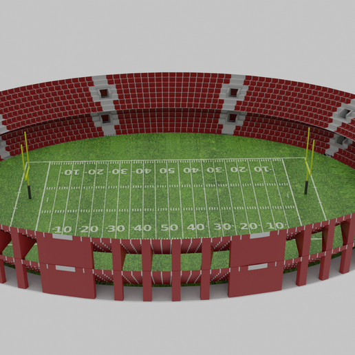 STL file American Football Stadium 🏈 ・3D printable model to download・Cults
