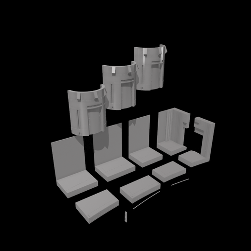 3D file Star Wars Death Star Elevator Bank for 3.75" and 6" figures ⭐ ...